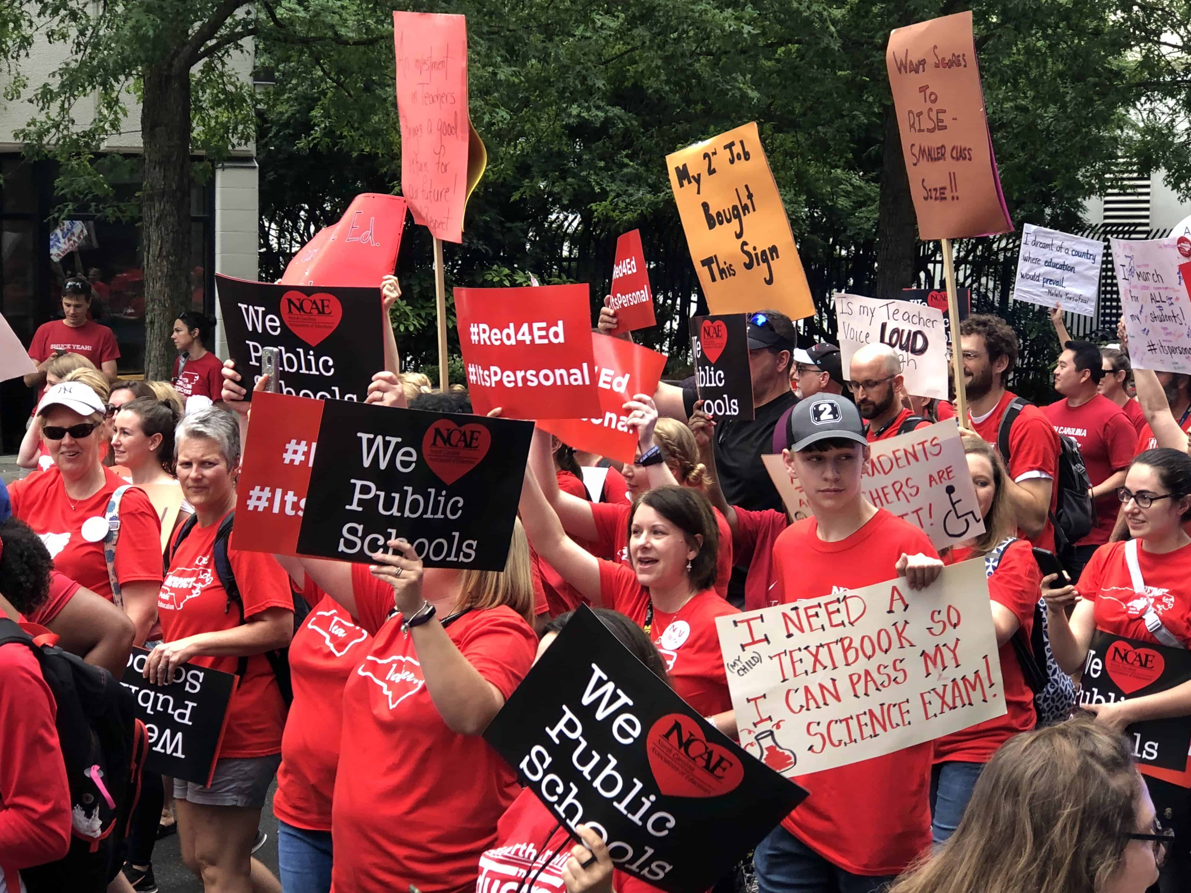 As legislature convenes, NCAE rallies educators in support of WNC - EdNC