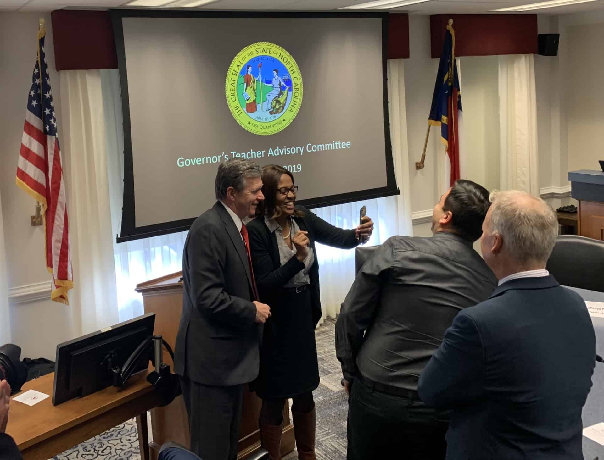 Governor Cooper addresses the Governor's Teacher Advisory Committee - EdNC