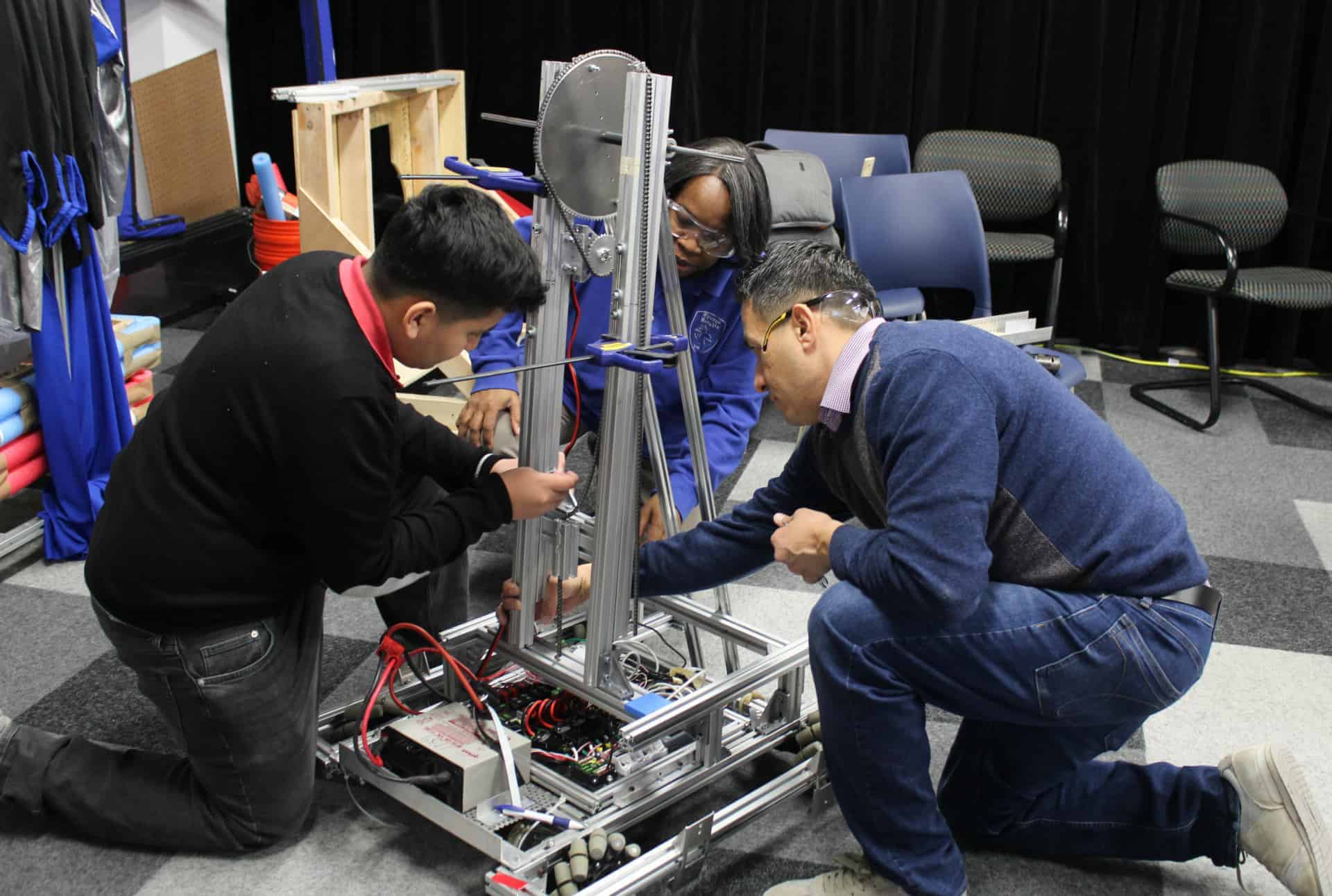 Chicago Knights Robotics team takes on regional robotics competition - EdNC