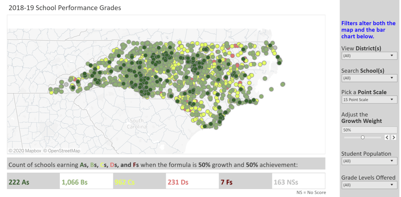 Interactive maps: NC school performance grades - EdNC