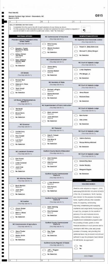 First Vote NC: Fall 2020 Elections in NC - EdNC