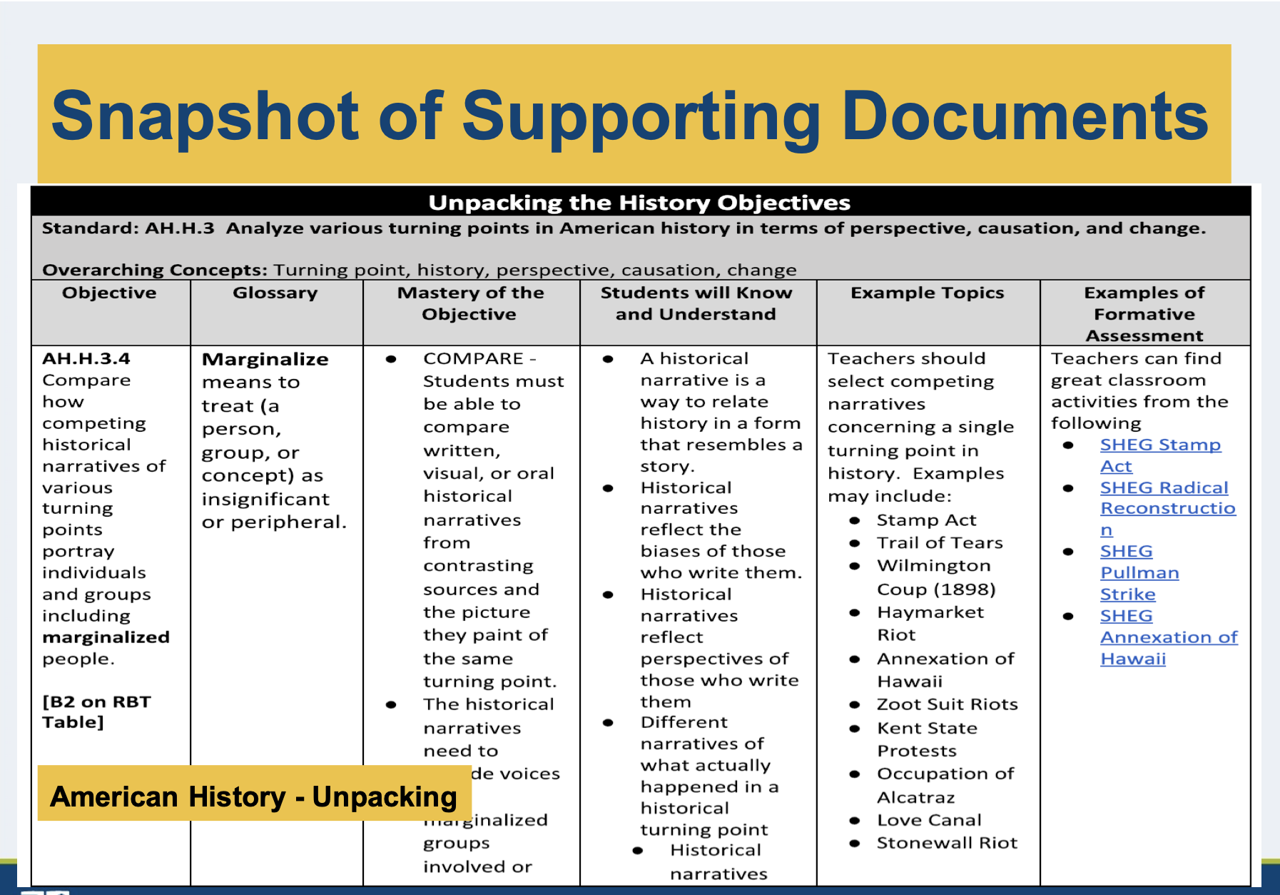 Social studies standards spark debate - EdNC