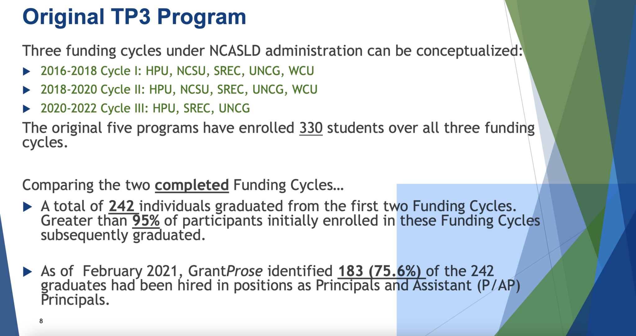 NC principal preparation program about to undergo shift - EdNC