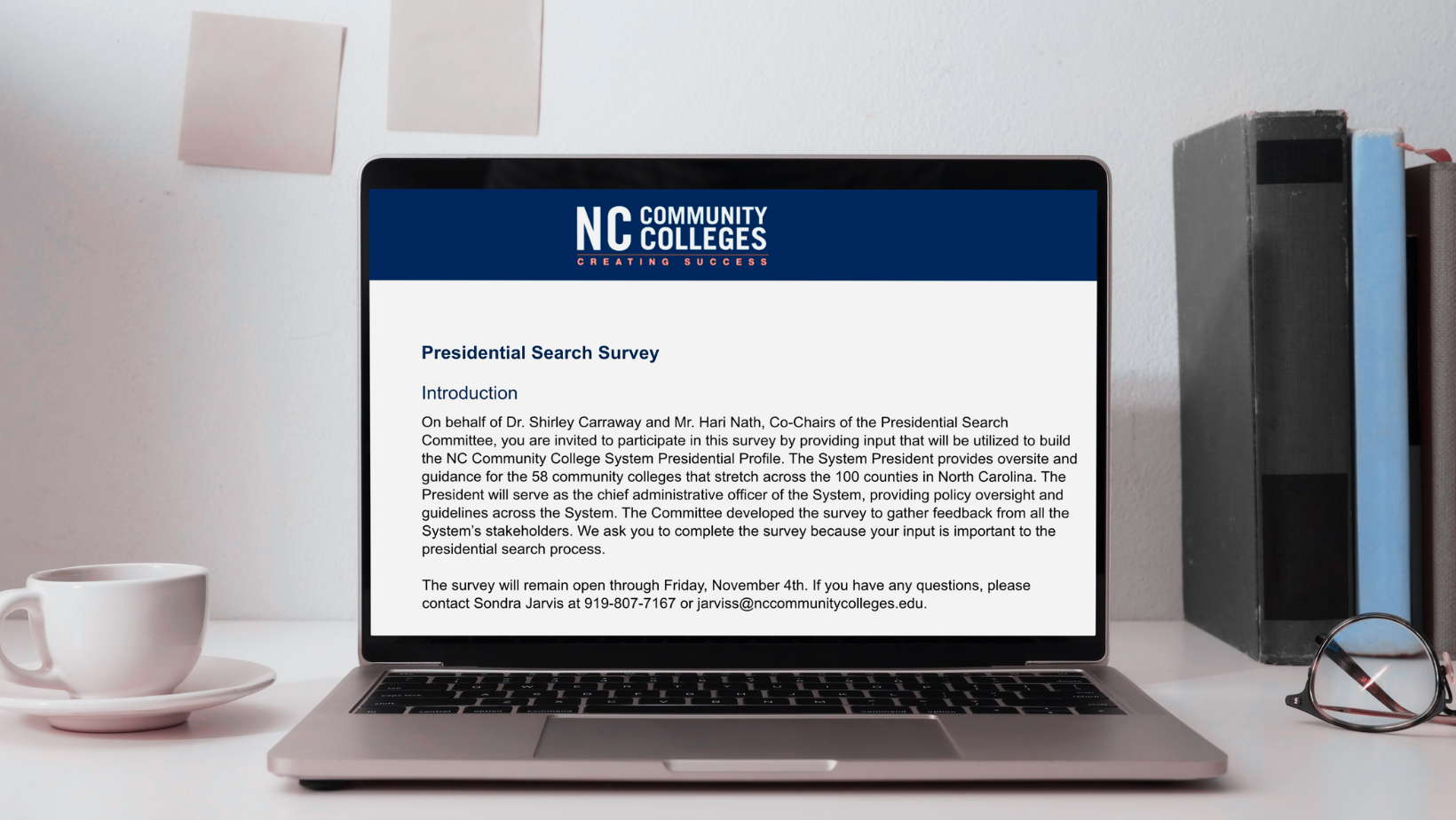 Survey opens on search for new NCCCS president - EducationNC