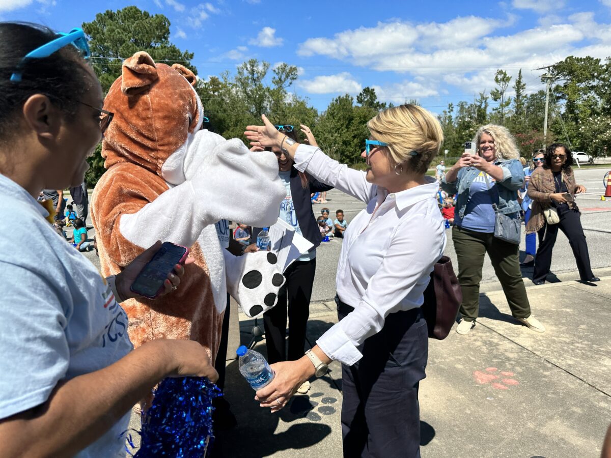 Tyrrell County celebrates school turnaround efforts with 'blue party ...