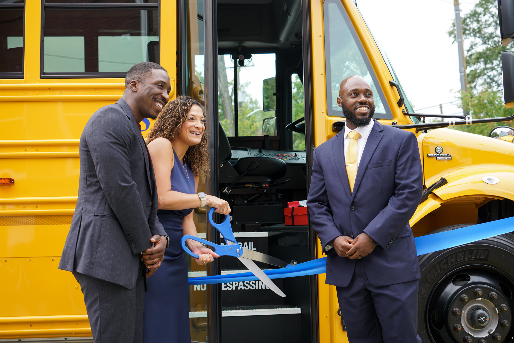 Durham charter schools gets fleet of electric school buses - EdNC