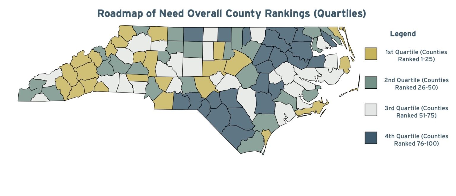 Childhood need in all North Carolina counties - EdNC
