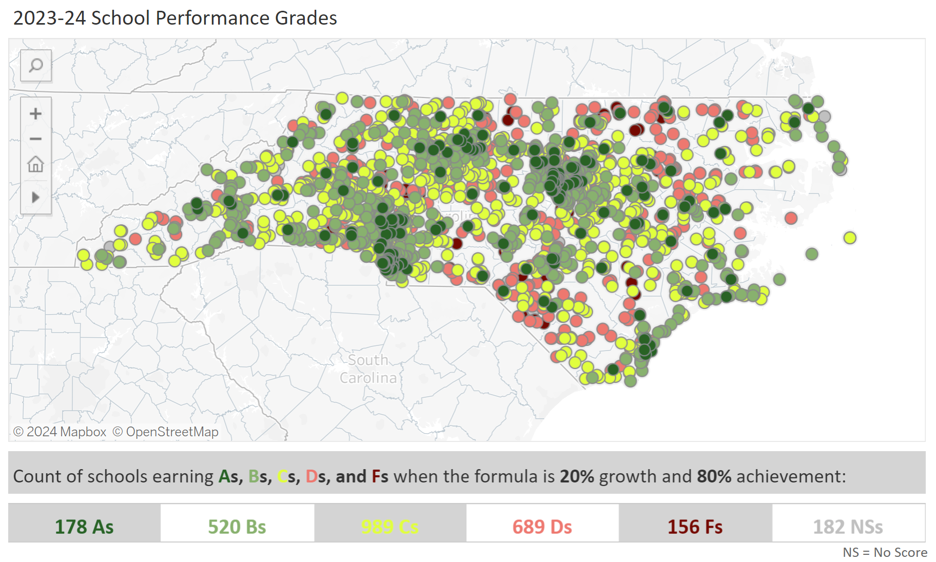 EdNC's map gives you control on school performance grades - EdNC