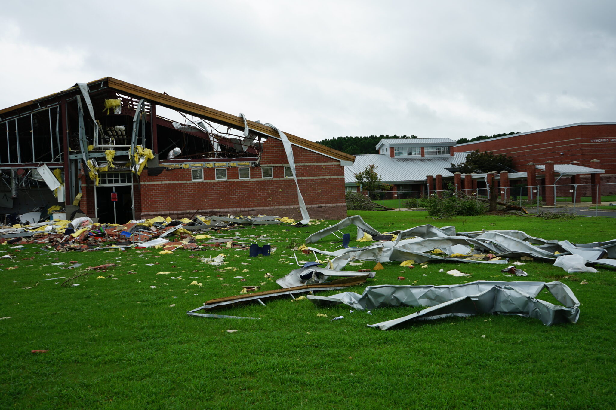 Springfield Middle School thinking creatively after tornado damage - EdNC