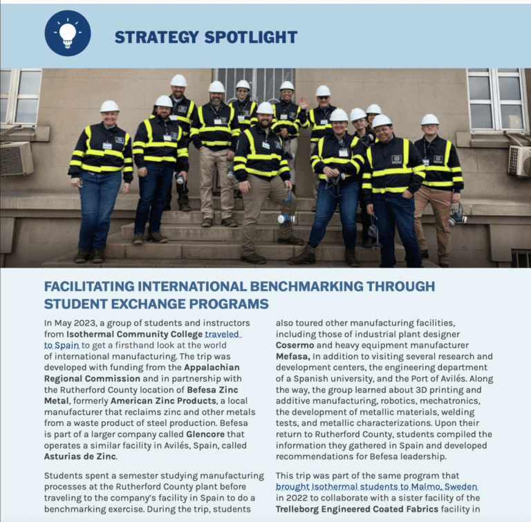 Toolkit showcases N.C. rural advanced manufacturing partnerships - EdNC
